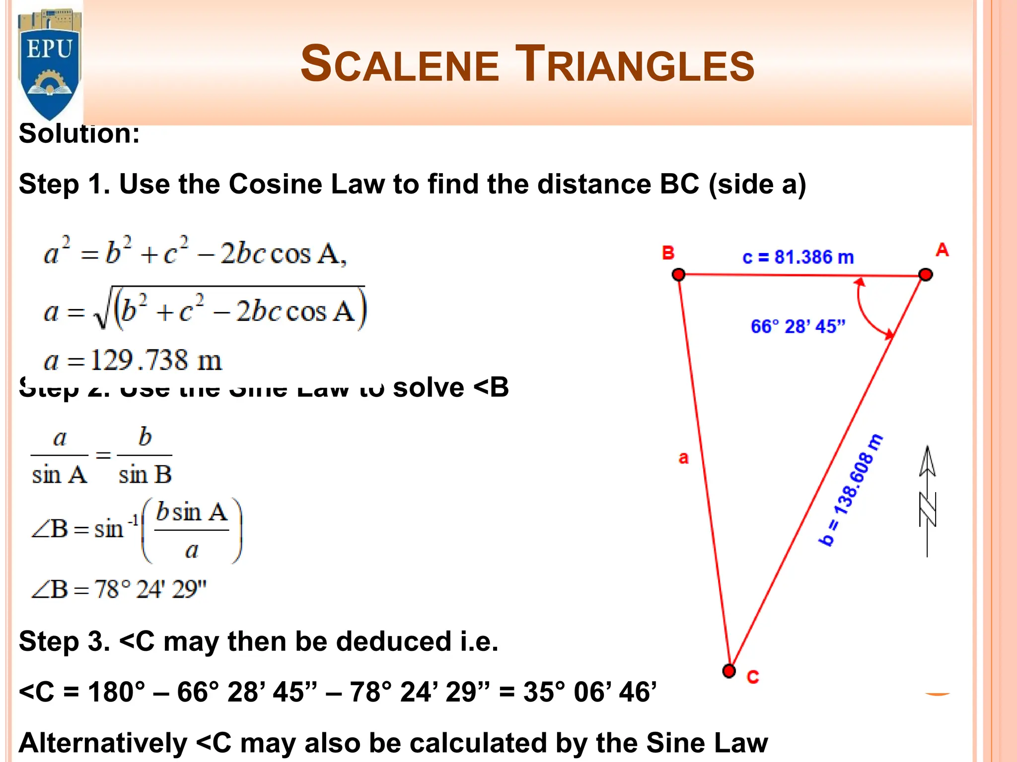 Lecture 1: Basics of trigonometry (surveying) | PDF