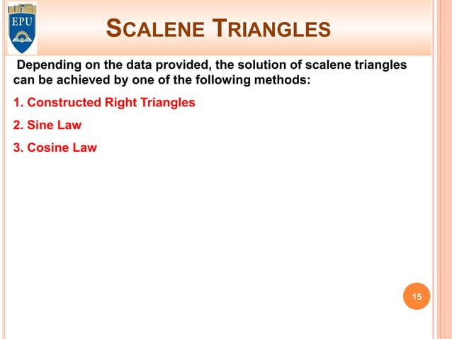 Lecture 1: Basics of trigonometry (surveying) | PDF | Geography | Science