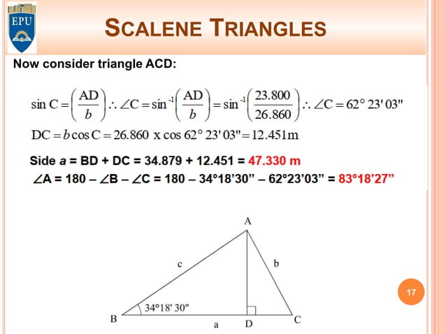Lecture 1: Basics of trigonometry (surveying) | PDF | Geography | Science