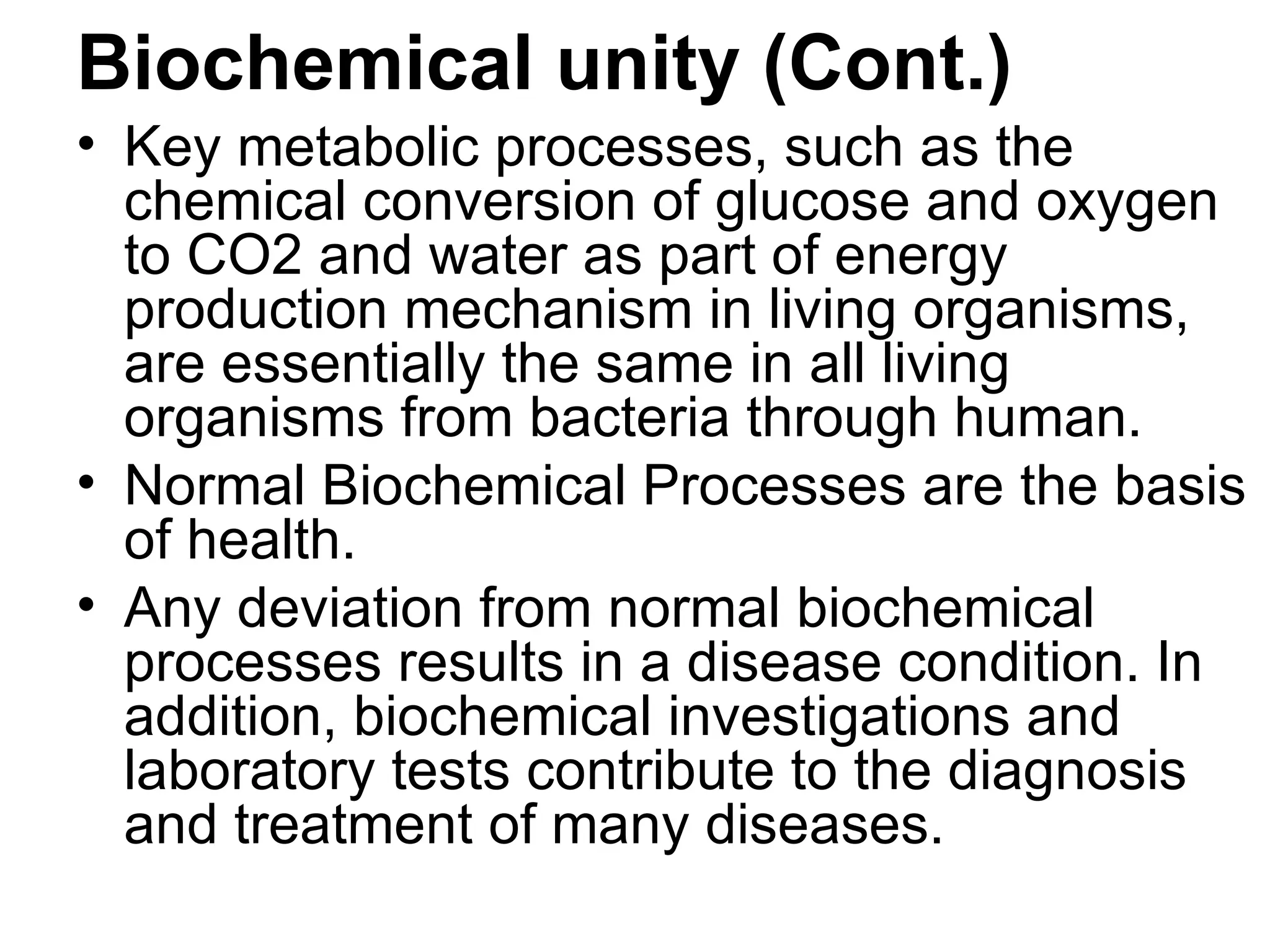 Lecture 1 biochemistry introduction | PPT