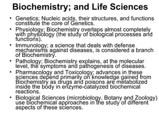 Lecture 1 biochemistry introduction | PPT
