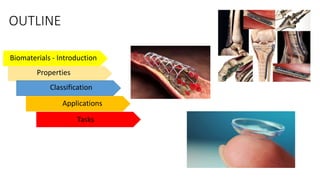 Lecture 1 biomaterials | PPTX