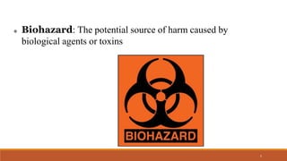 Lecture 1 biosafety | PPT