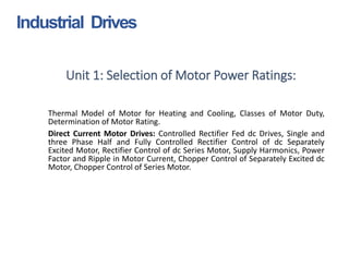 Lecture 1b Selection of Motor Rating.pptx