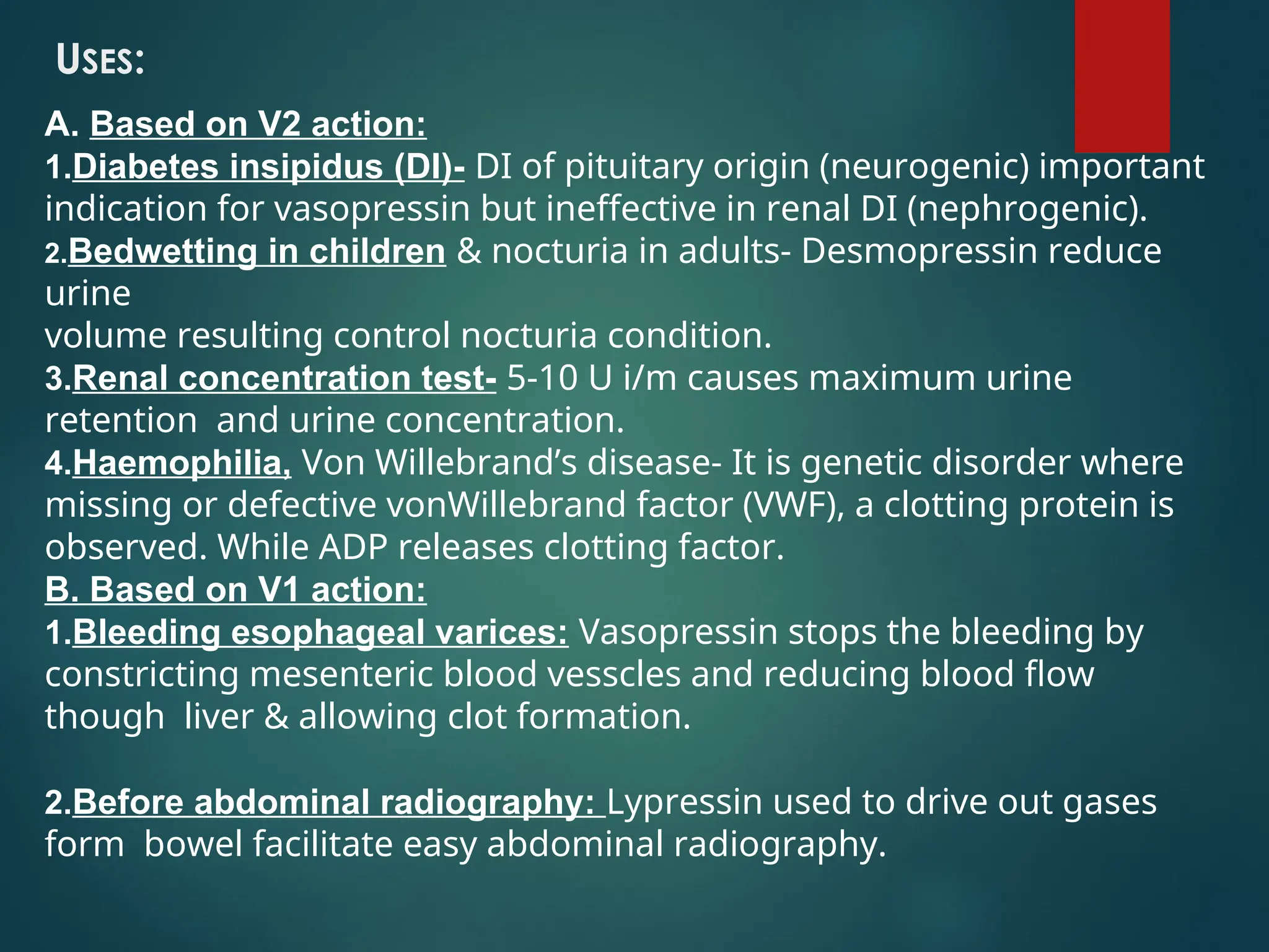 LECTURE 1B Vasopressin.ppt i dont know h | PPT