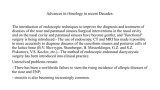 LECTURE 1 - Otorhinolaryngology introduction | PPTX