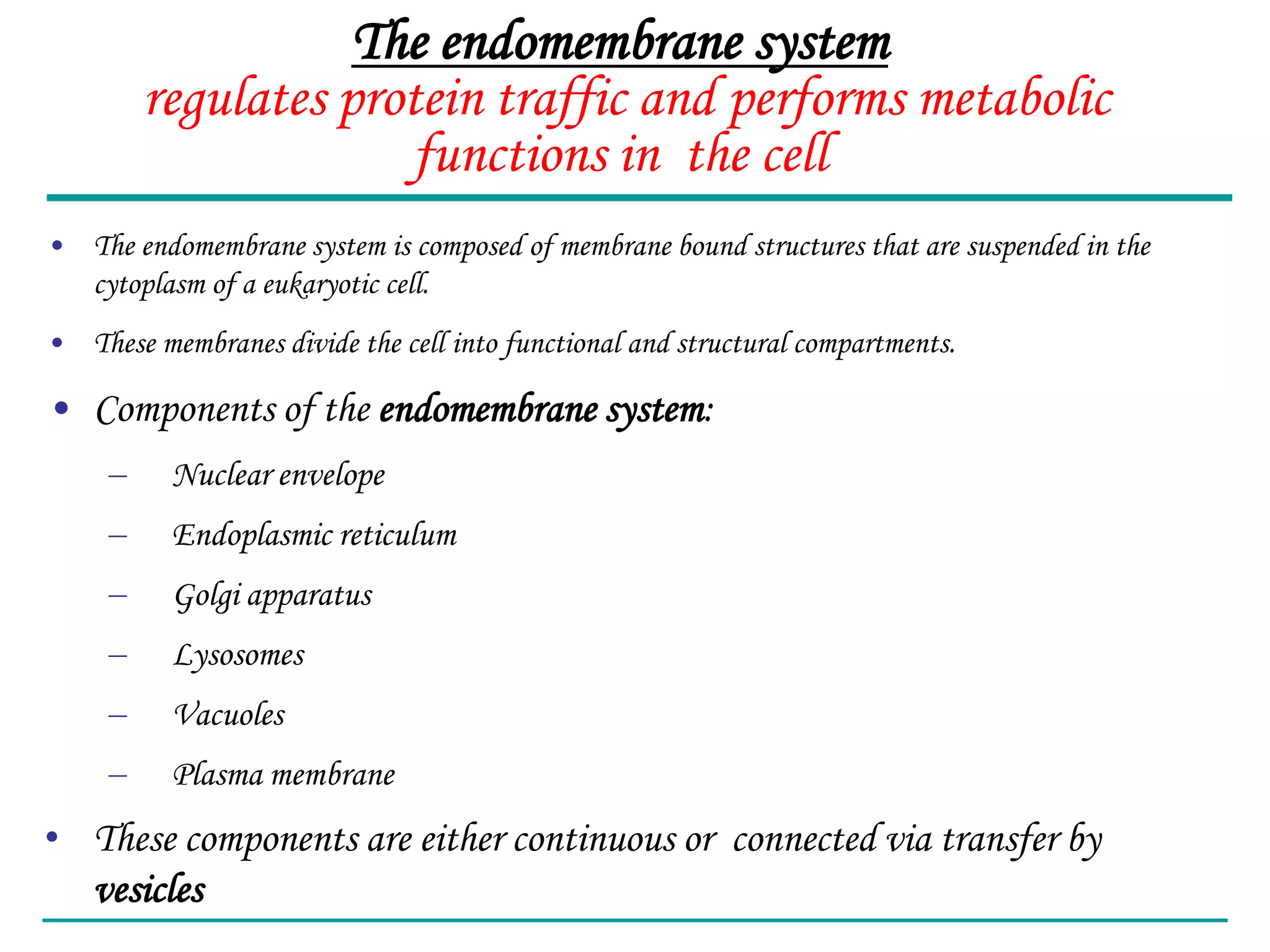 Lecture 1 By Hari Yadav Endomembrane system b.sc. 1 sem-.pptx