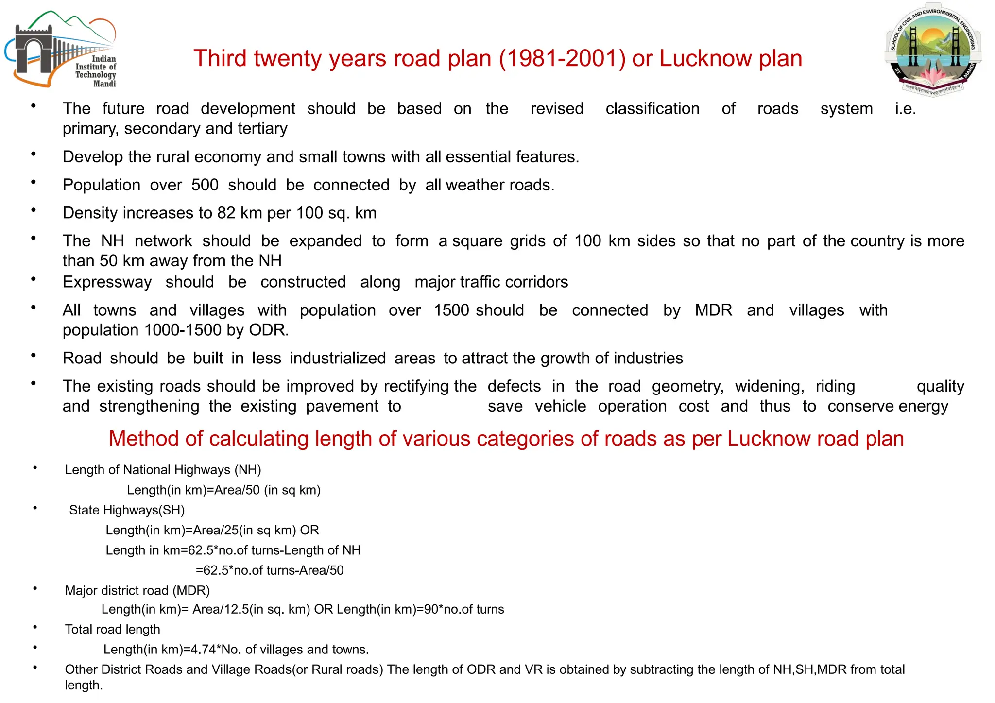 Lecture 1 of transport engineering at iit mandi | PPTX