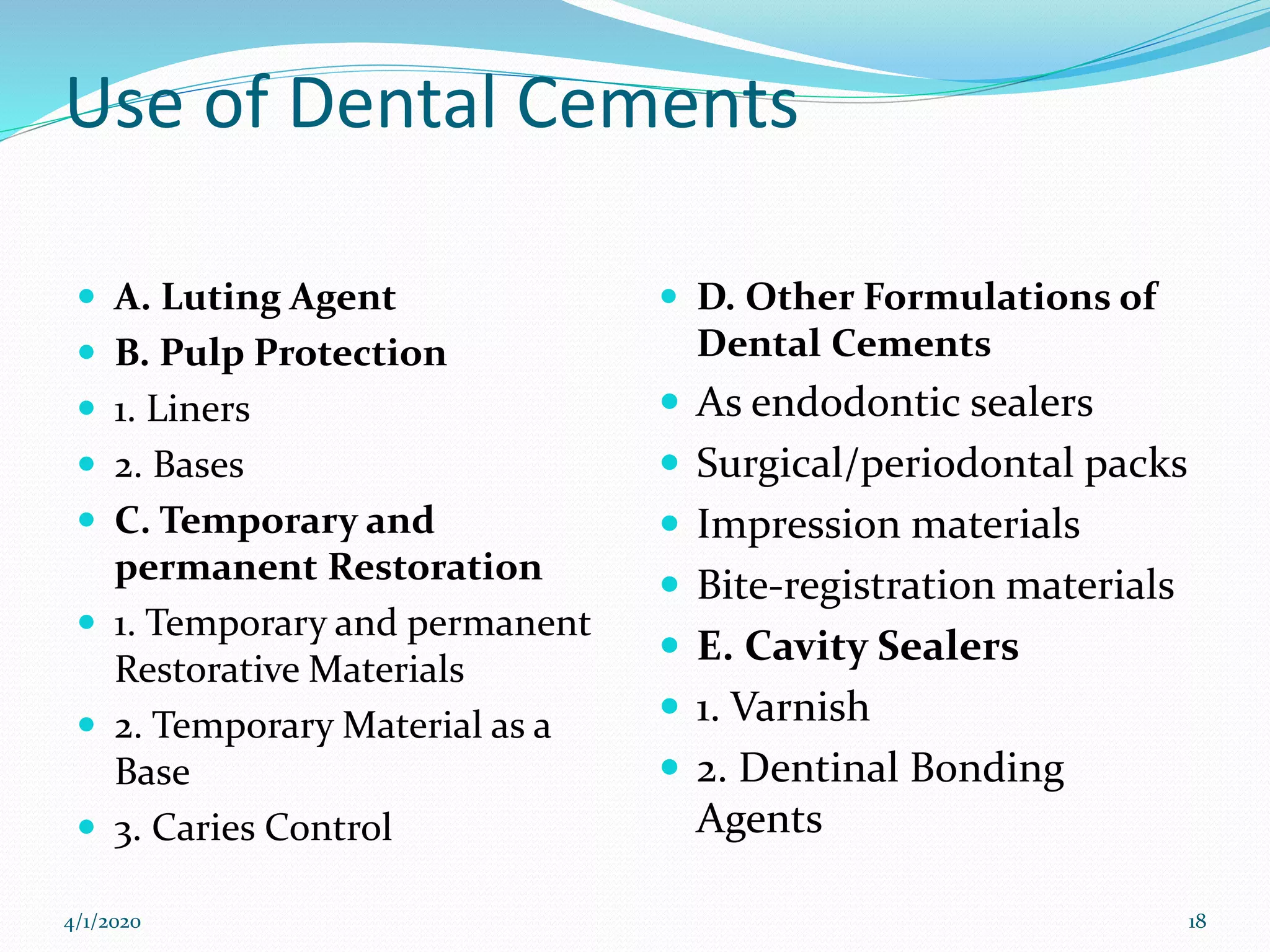 Lecture 1 cements | PPTX