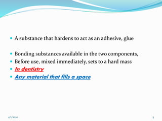 Lecture 1 cements | PPT