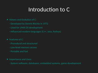 CSE 1102 - Lecture 1 - C Fundamentals.pptx