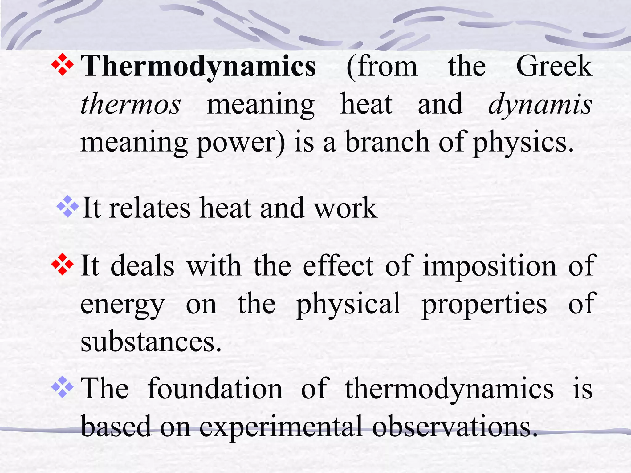 basics of thermodynamics | PPT