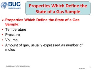 lecture 1 General chemistry for engineers Equations of state Gases ...