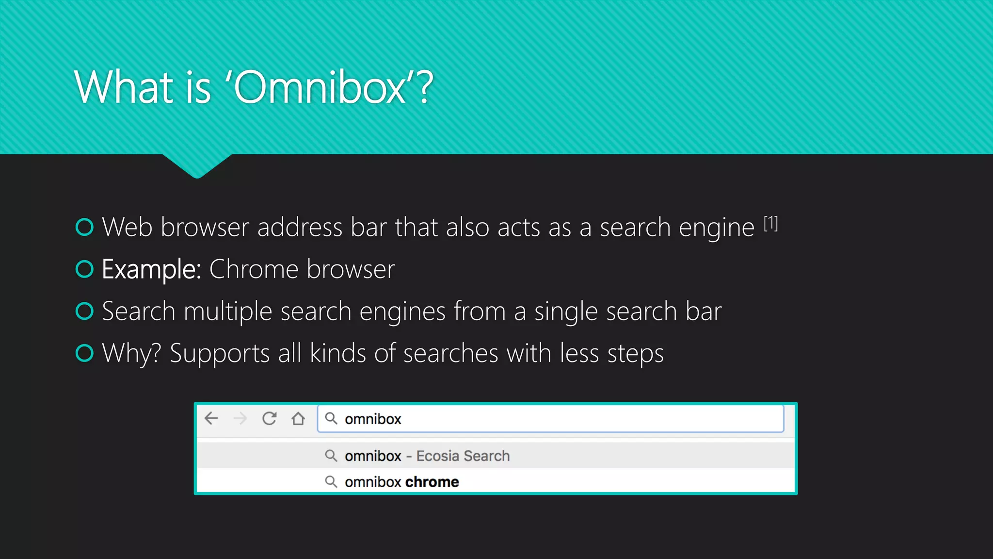 Adding New Search Engines to Chrome ‘Omnibox’ | PPT