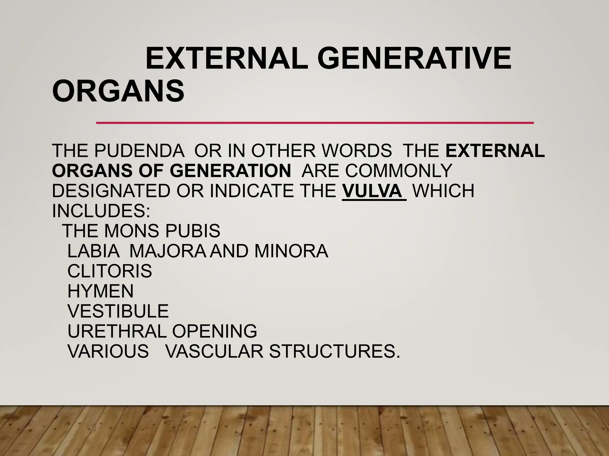 lecture 1 Clinical anatomy of the reproductive tract ,vulvovaginitis (1 ...