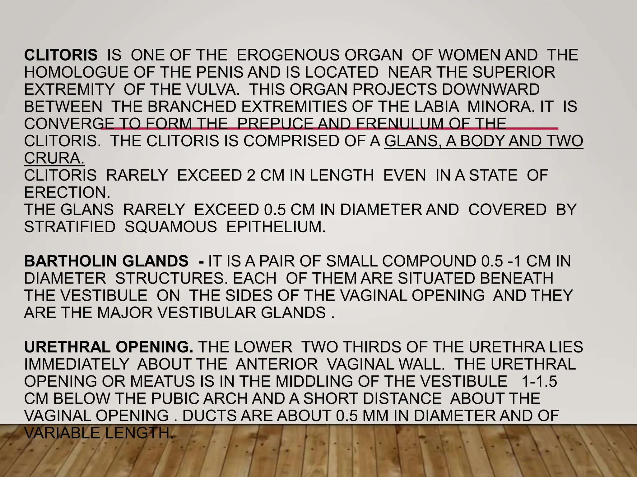 lecture 1 Clinical anatomy of the reproductive tract ,vulvovaginitis (1 ...