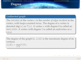 Basics on Graph Theory | PDF