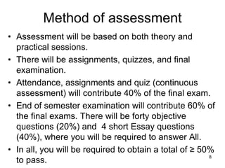 lecture 1 Course outline of internal medicine | PPT