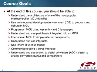 Lecture 1 (course overview and 8051 architecture) rv01 | PPT