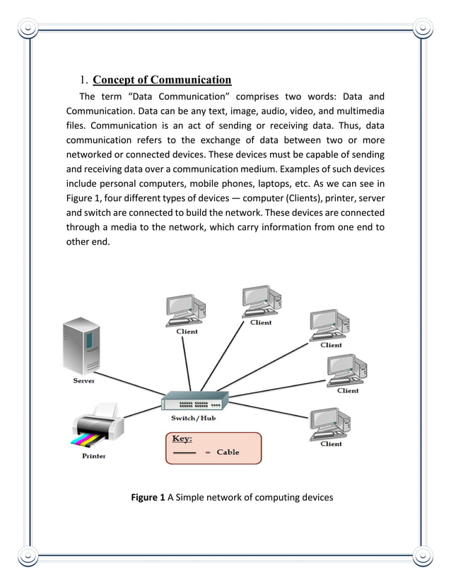Lecture 1 data communication | PDF | Computer Networking | Computing