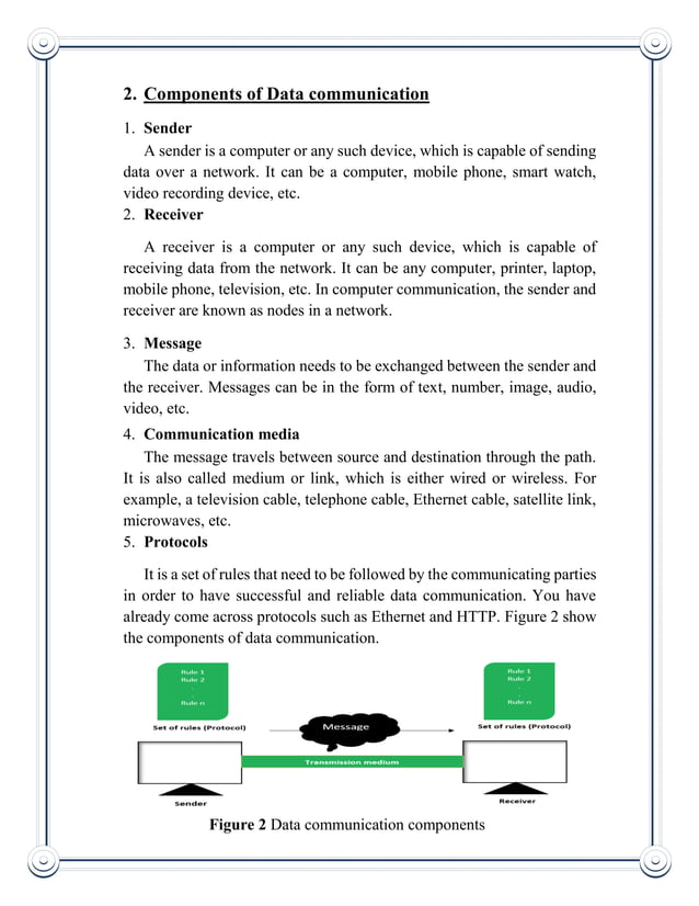 Lecture 1 data communication | PDF | Computer Networking | Computing