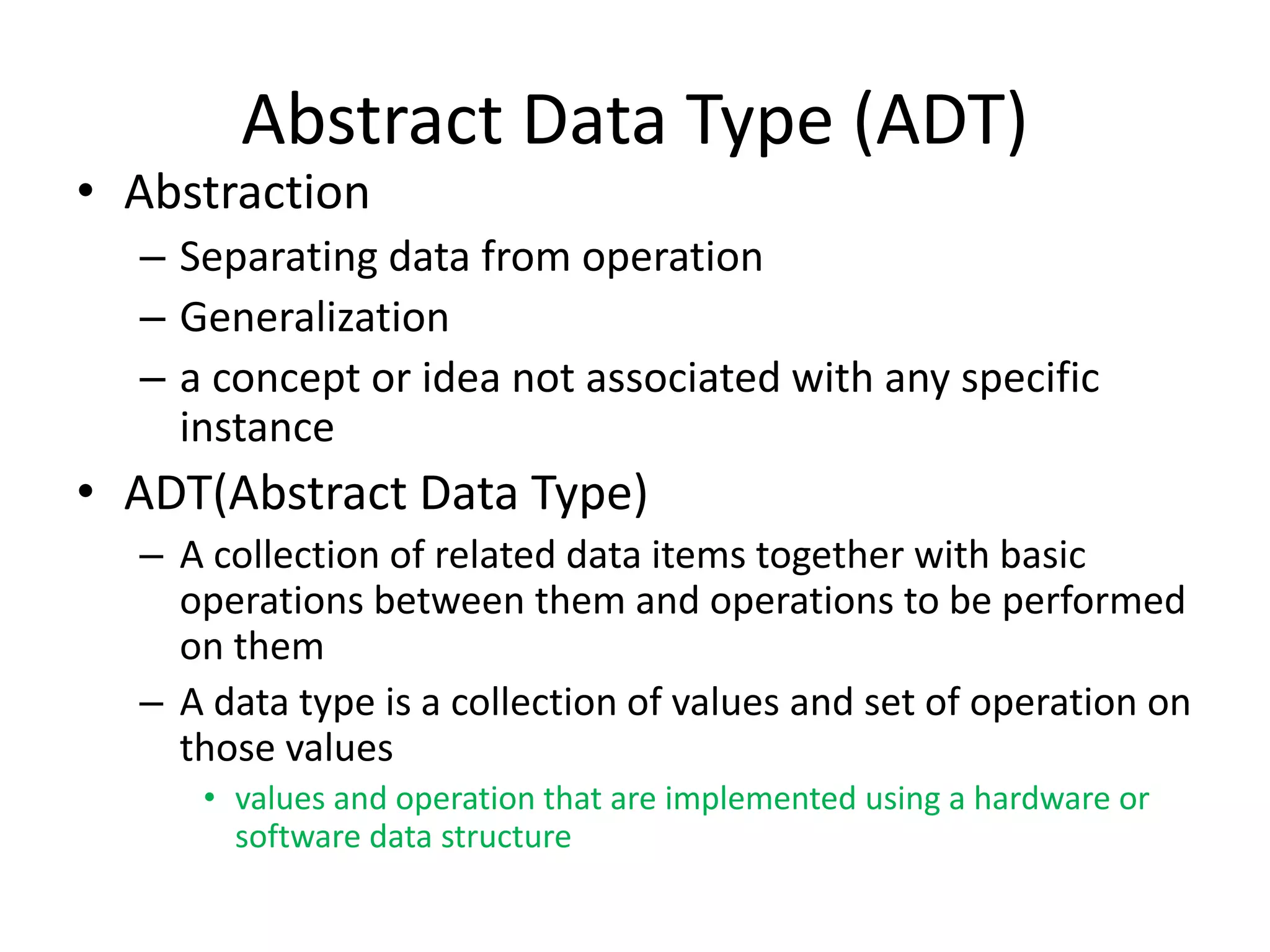 data structures and its importance | PPTX