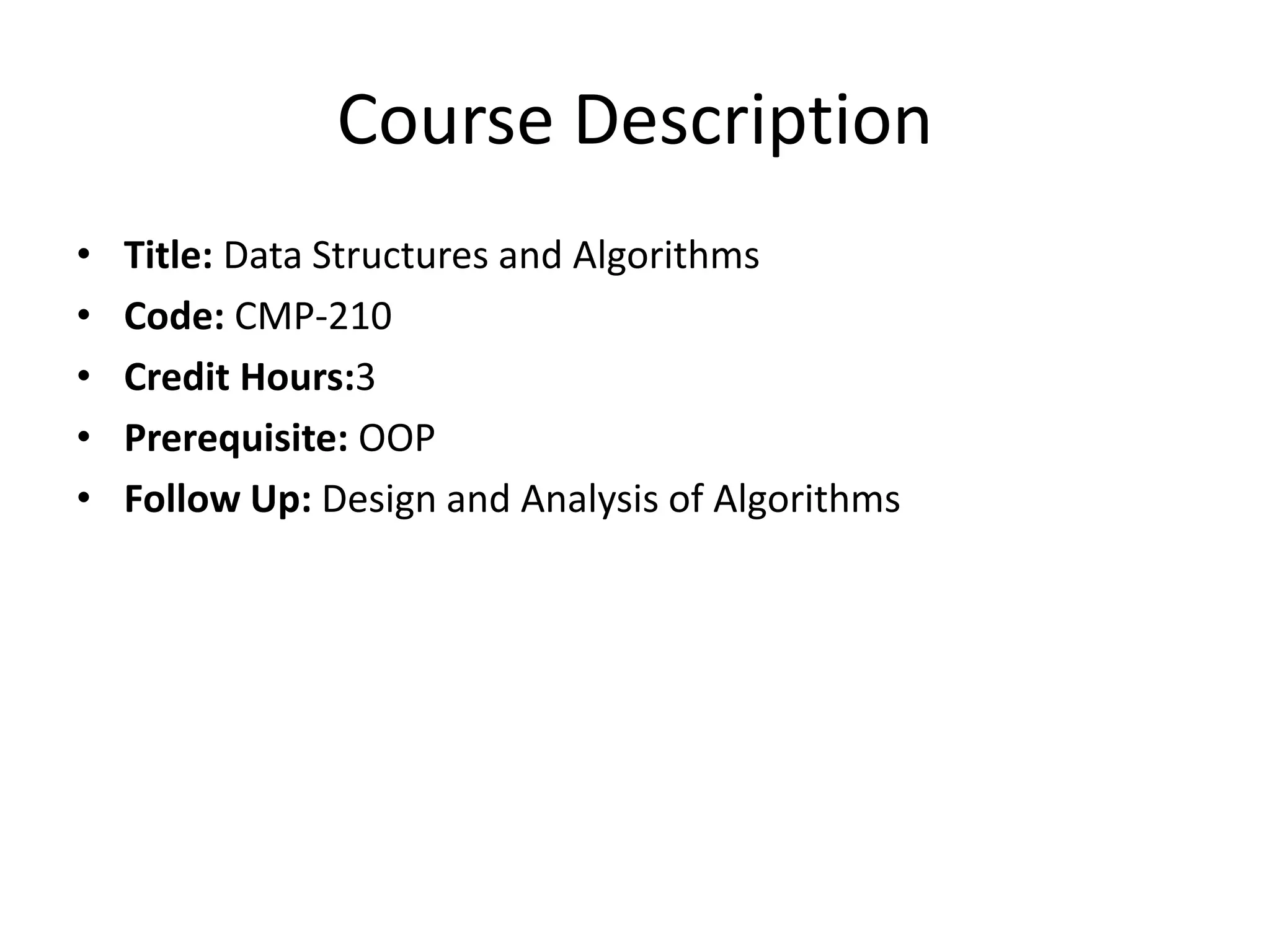 data structures and its importance | PPTX
