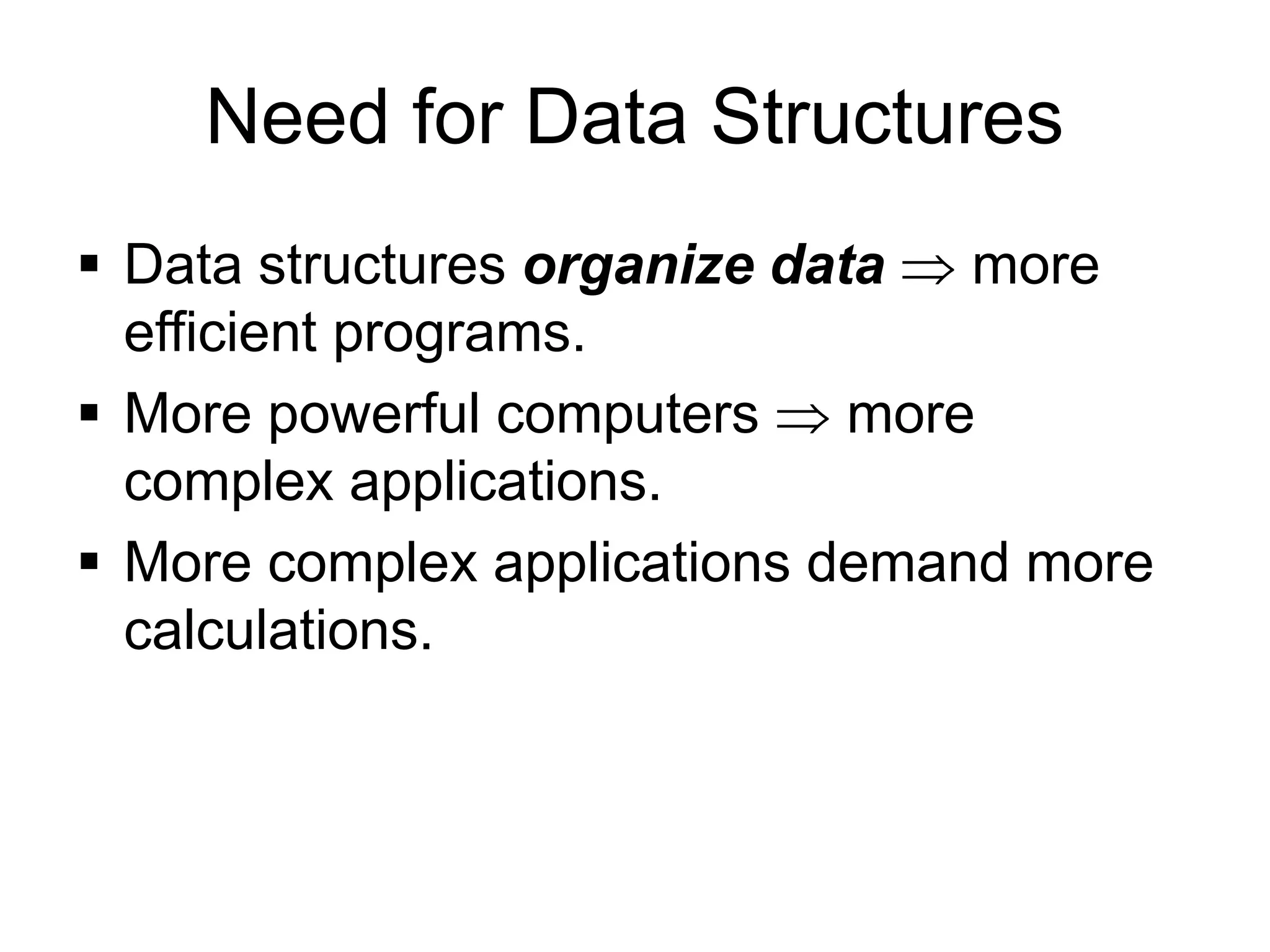 data structures and its importance | PPTX