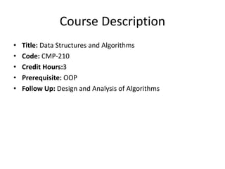 data structures and its importance | PPTX