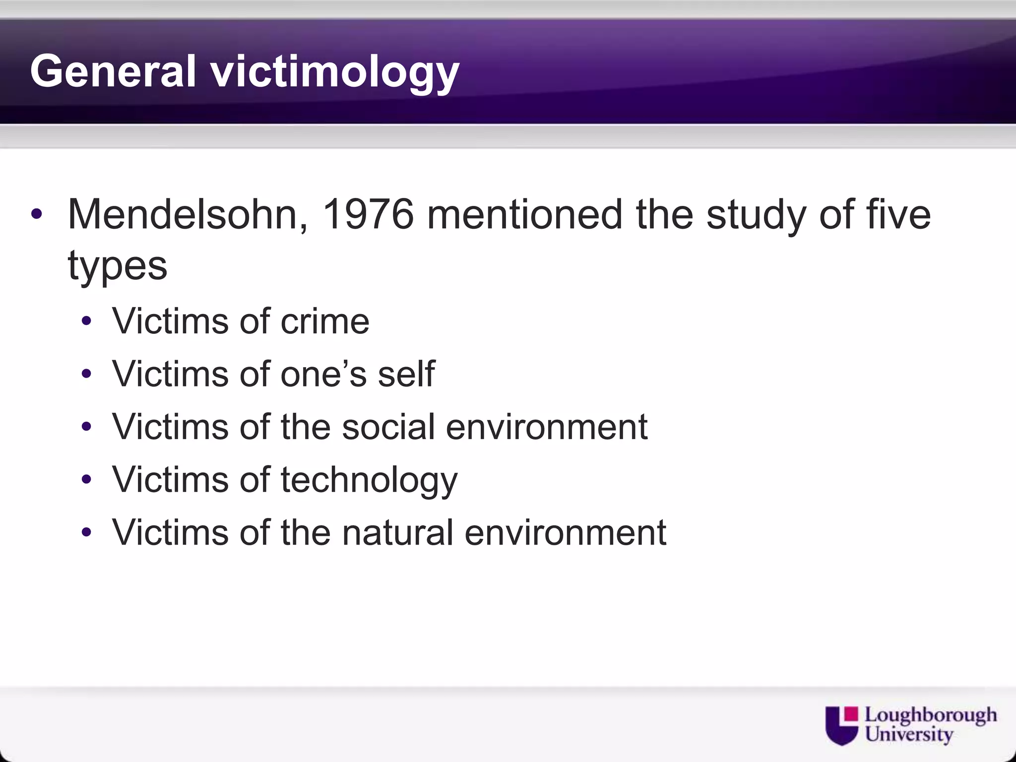 Lecture 1 defining victims | PPTX