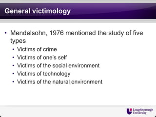 Lecture 1 defining victims | PPTX