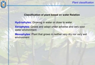 Lecture 1 definition, classification of marine hydrophytes | PPTX