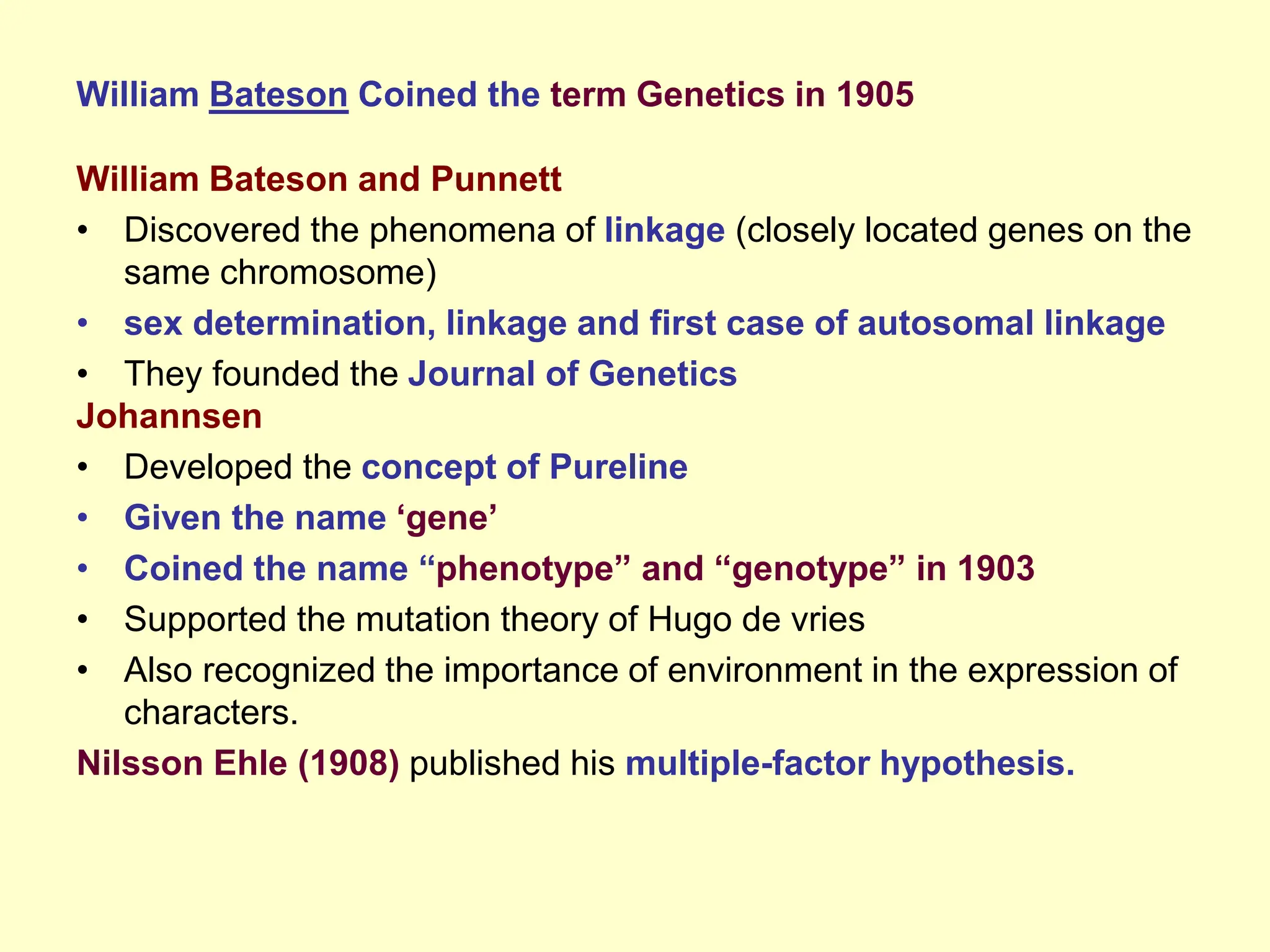 Definition of Genetics, Heredity and variation | PPT