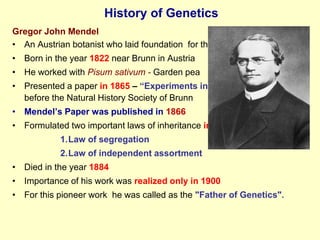 Definition of Genetics, Heredity and variation | PPT