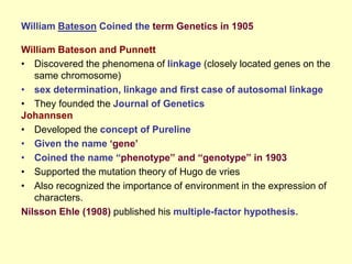 Definition of Genetics, Heredity and variation | PPT