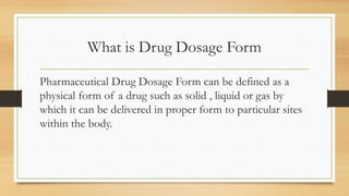 lecture 1 Drug dosage forms,precrption writing & their administeration ...