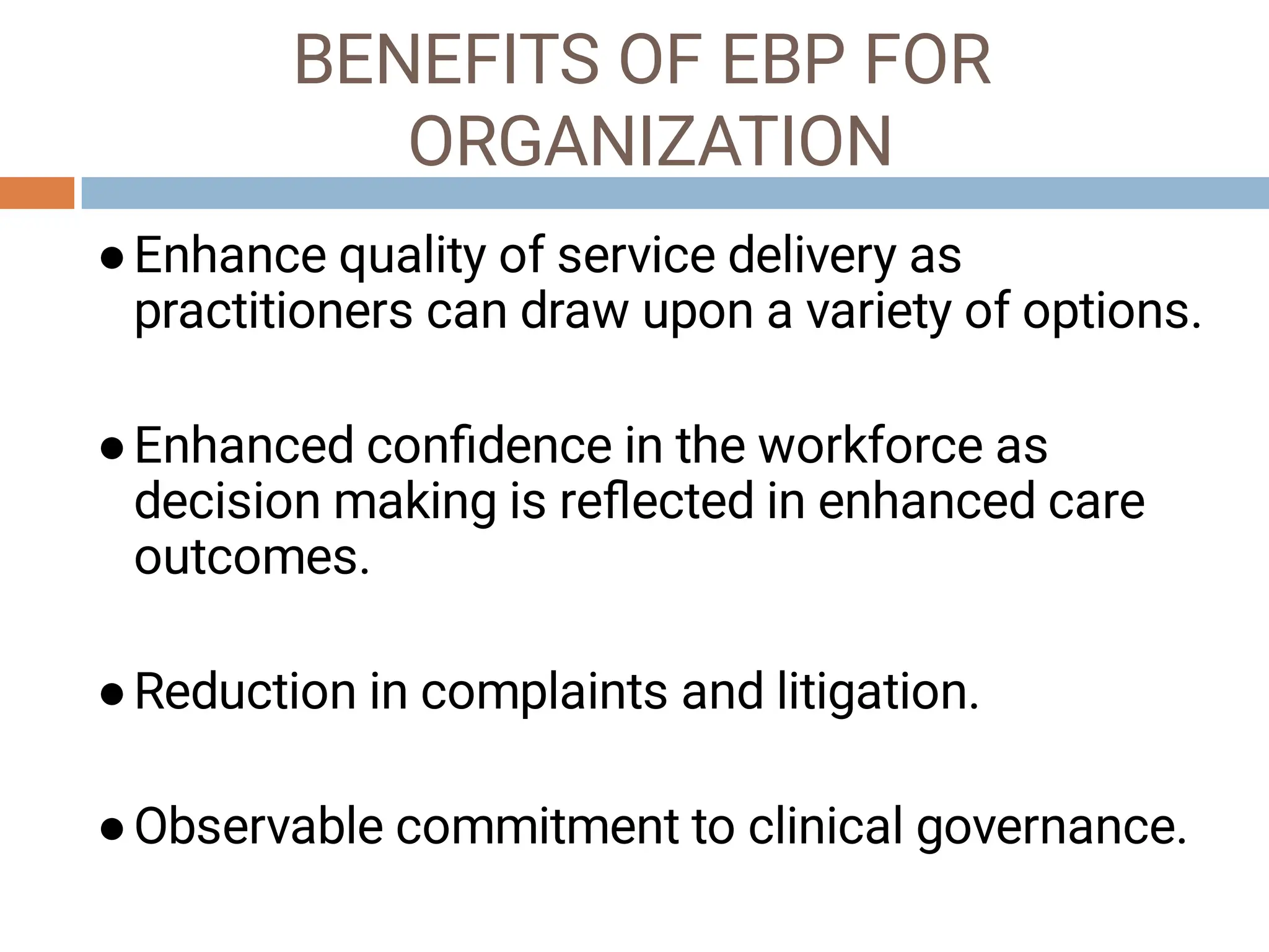 Lecture 1 Evidence based practice presentation | PDF