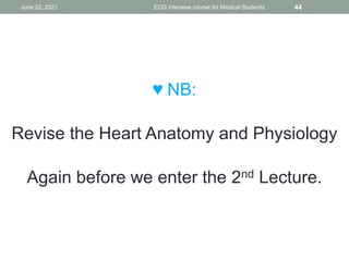 Lecture 1 of ECG basics | PPTX