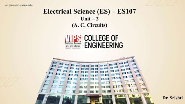 Lecture 1 Electrical Science Pptx