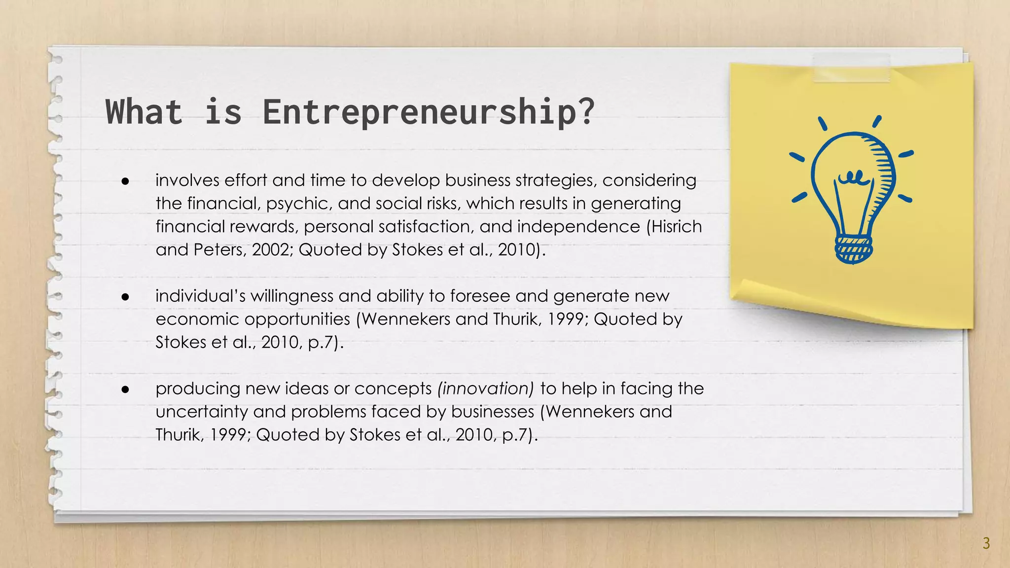 Lecture 1 - Introduction to Entrepreneurship | PDF