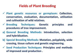 Tree improvement introduction lecture ppt | PPTX
