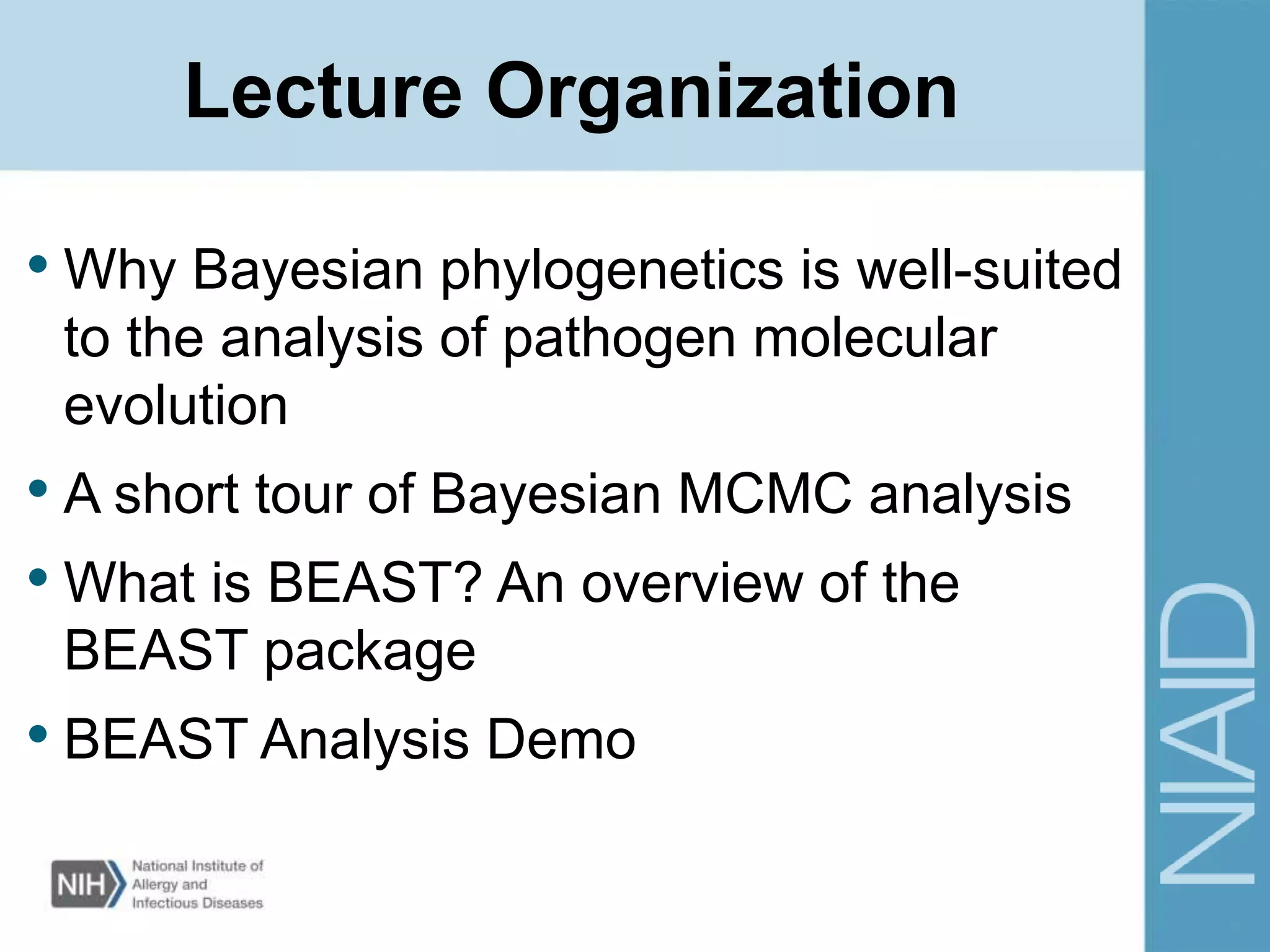 Introduction to Bayesian phylogenetics and BEAST | PPT