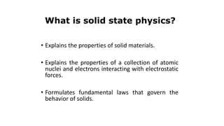solid state | PPT
