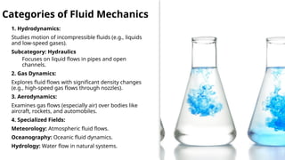 Introduction to Fluid Mechanics (Fluid Flow) | PPTX