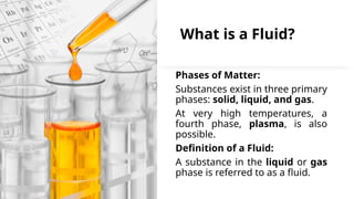 Introduction to Fluid Mechanics (Fluid Flow) | PPTX