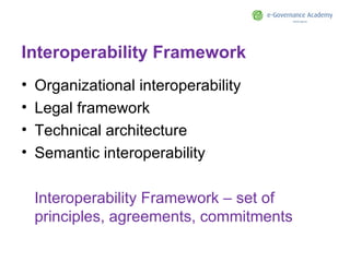 Interoperability frameworks | PPT