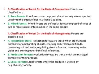 Introduction to forestry | PPTX