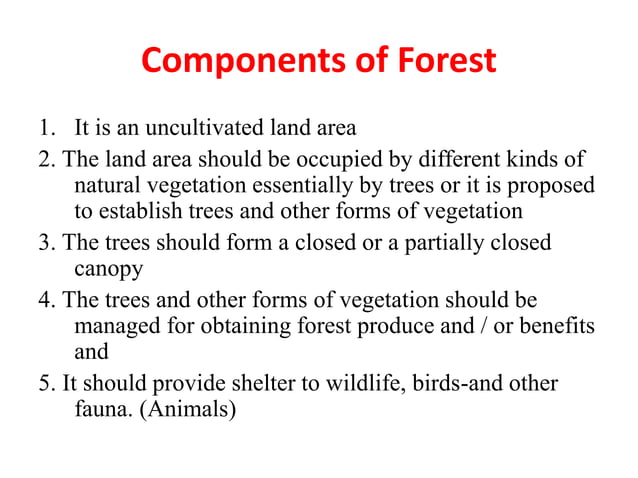 Introduction to forestry | PPTX