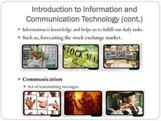History and Introduction to Information and Communication Technology | PDF