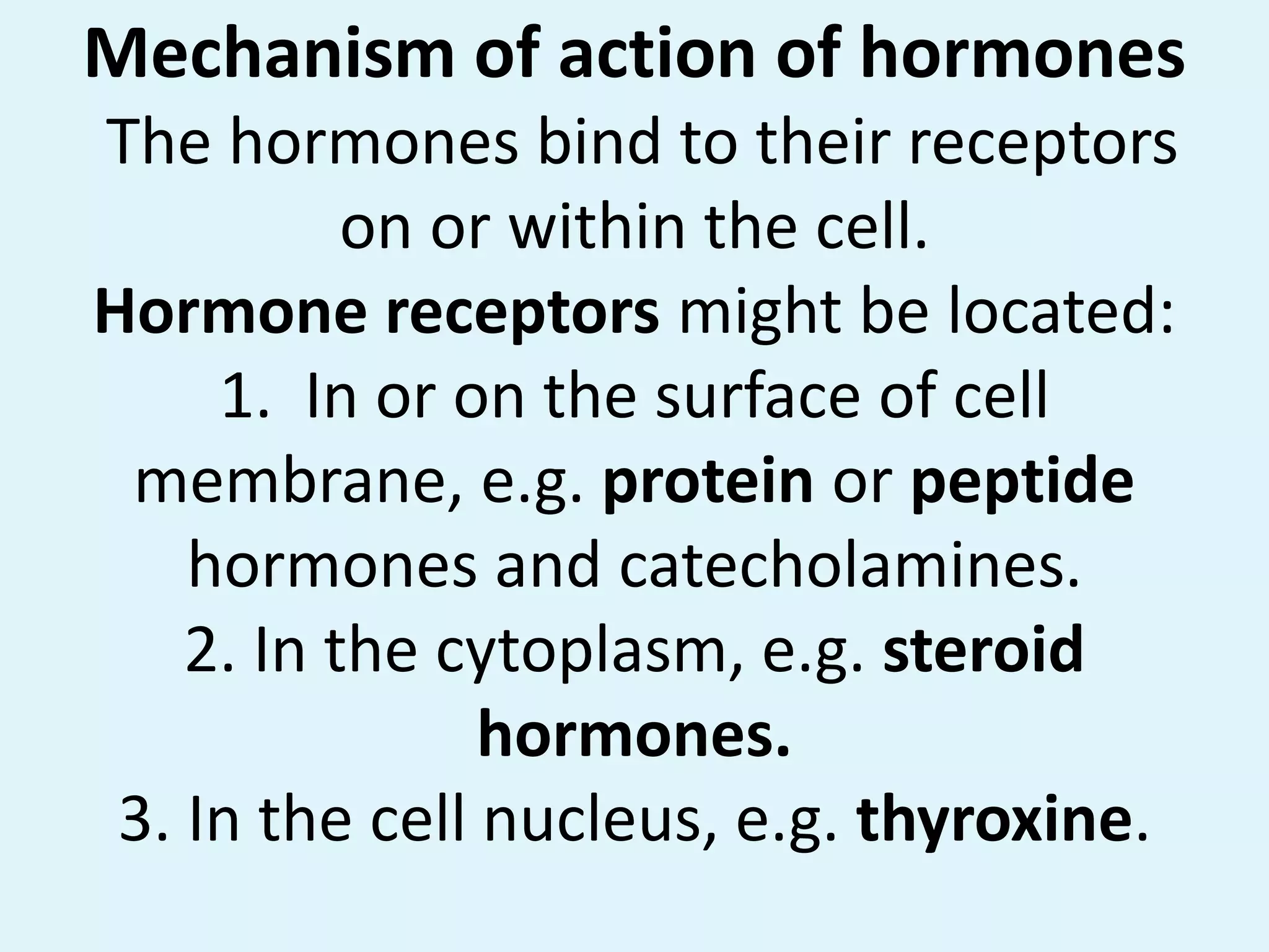 Lecture 1 hormones basics | PDF